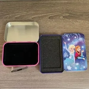 Disney | Accessories | Disney Princess Tin Mini Case Belle Ariel ...